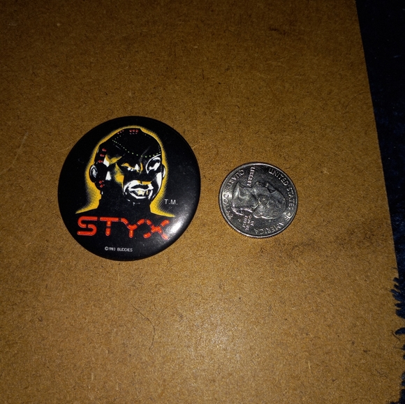 Other | Rare Vintage 1983 Styx Kilroy Was Here Mr Roboto Pin Badge ...